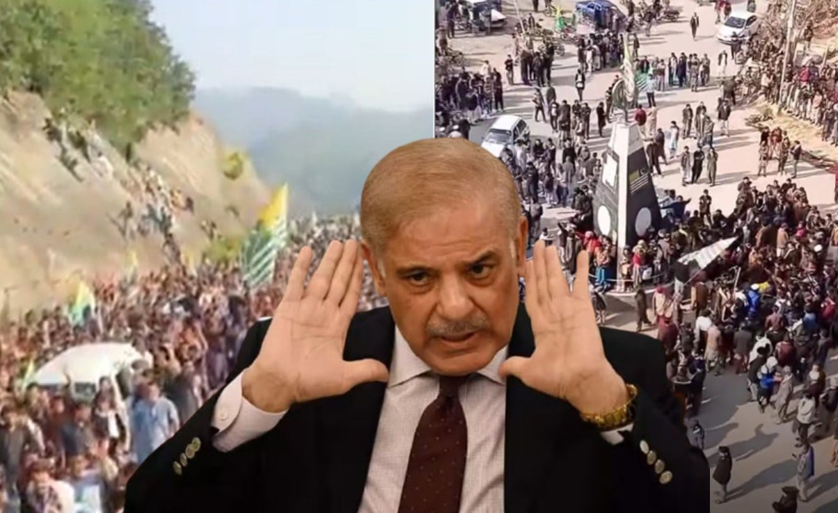 PM Shehbaz Sharif urges for peace as Azad Kashmir Protests leave cops ...