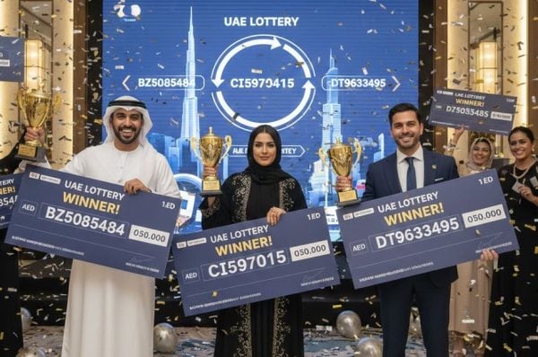 UAE Lottery Dh30 million Draw Results December 2025