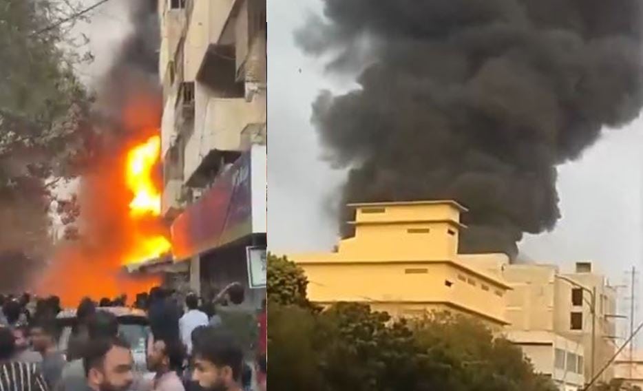 Karachi Industrial Zone on Fire as Clothing Factory destroyed in ...