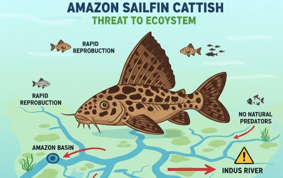 Is Indus on alert after arrival of Amazon Sailfin Catfish?