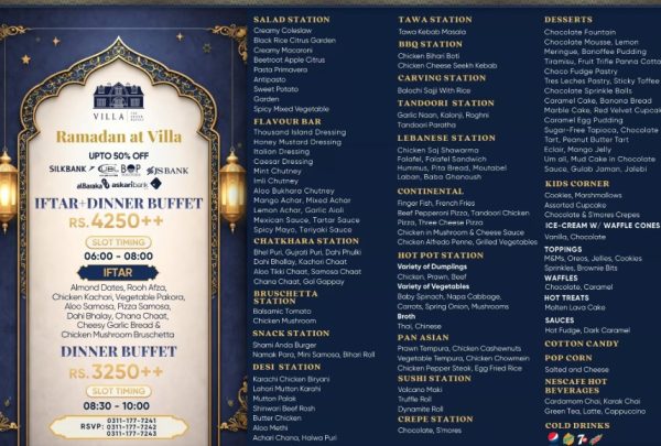 Best Iftar in Lahore 2026 – Check Top Ramadan Buffets Dining Deals