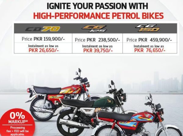 Honda CD70, CG 125 New Price and Installment Plans 2026 Deals