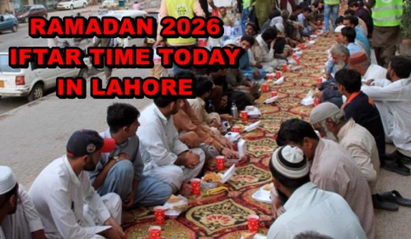 Today Iftar Time in Lahore – 1st Ramadan, 19 February 2026