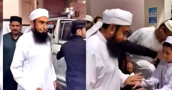 Maulana Tariq Jamil’s video refusing handshake with child goes viral